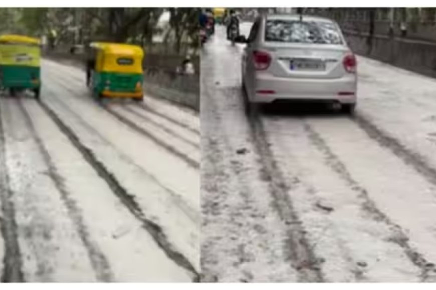 Bengaluru Roads Covered in Snow-Like Foam After Rain: A Peculiar ...